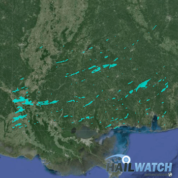 Hail Report Diamondhead, MS | February 15, 2016 | HailWATCH